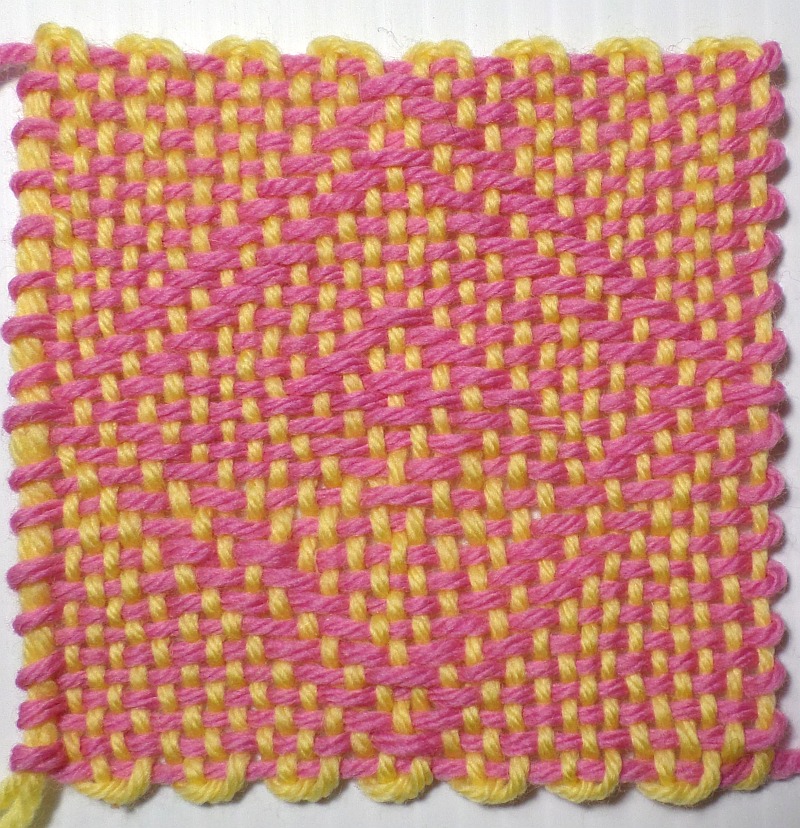 Diamond Eye 3 — 2LW pattern (4″ or 31 x 31) – Adventures in Pin Loom ...