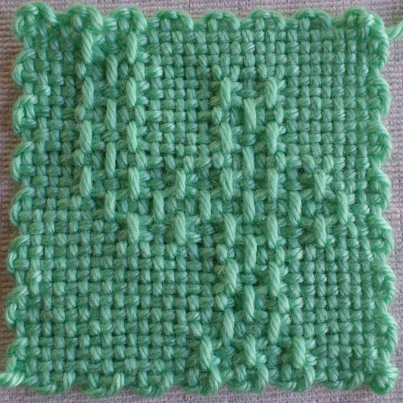 NUMBER 4 — 4″ (31 x 31) pattern – Adventures in Pin Loom Weaving