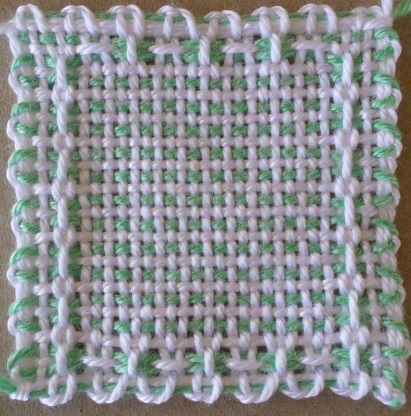 Two-Color Weaving Series part 4 — Changing colors for L2 only (L1, 3-4/ ...