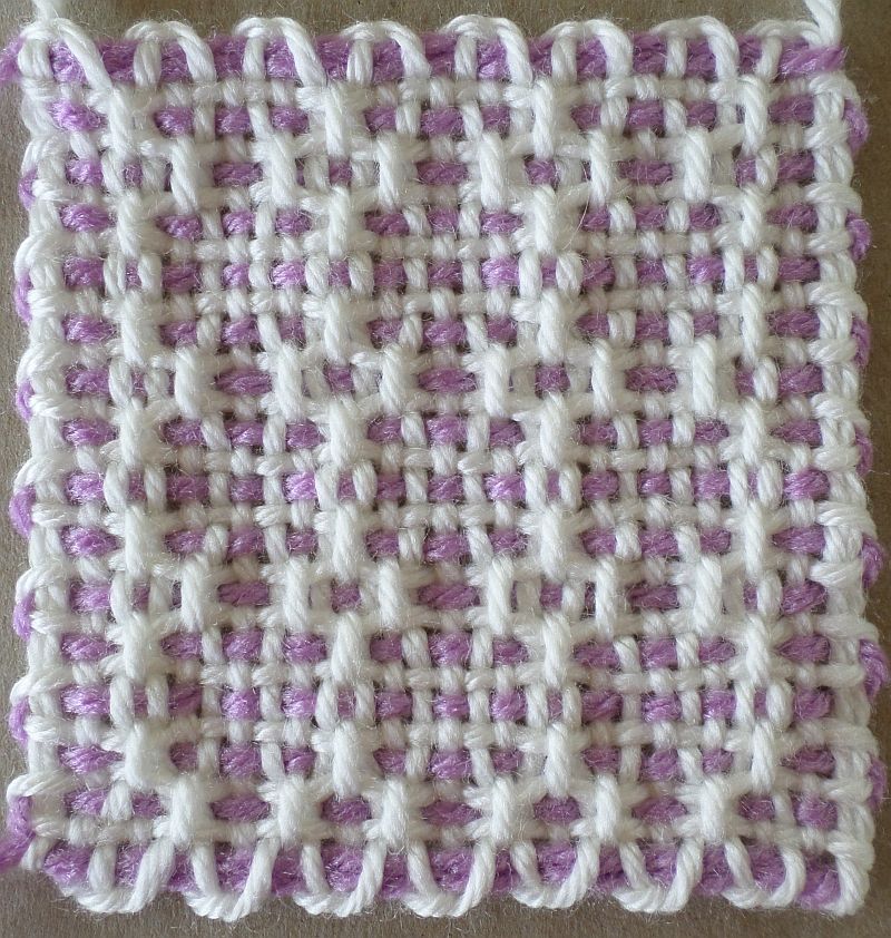 Checkerboard 2 — 4″ (31 x 31) pattern – Adventures in Pin Loom Weaving