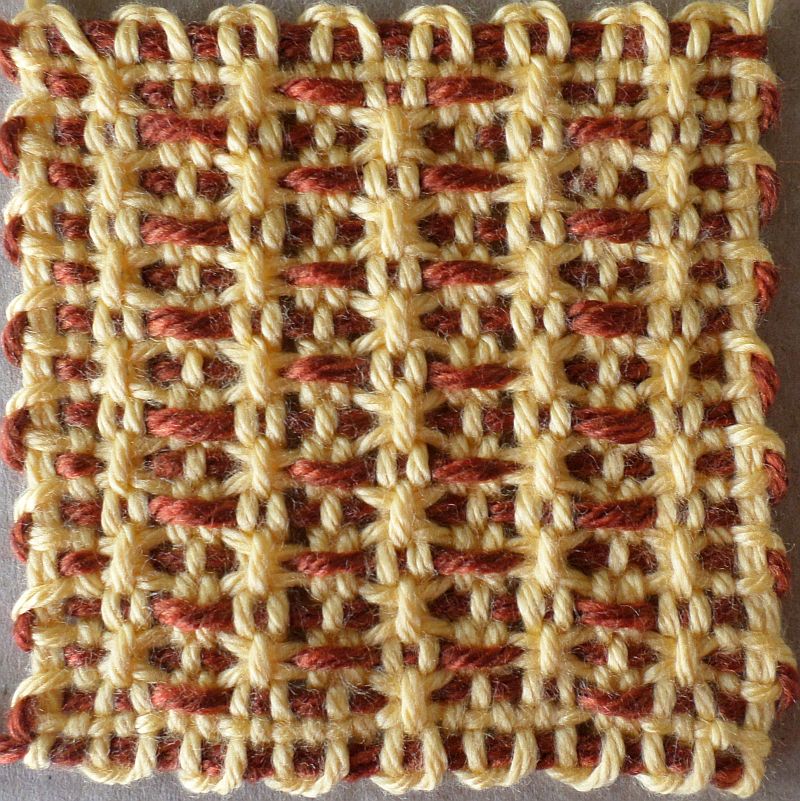 Horizontal Xs variation 4 — 4″ (31 x 31) pattern – Adventures in Pin ...