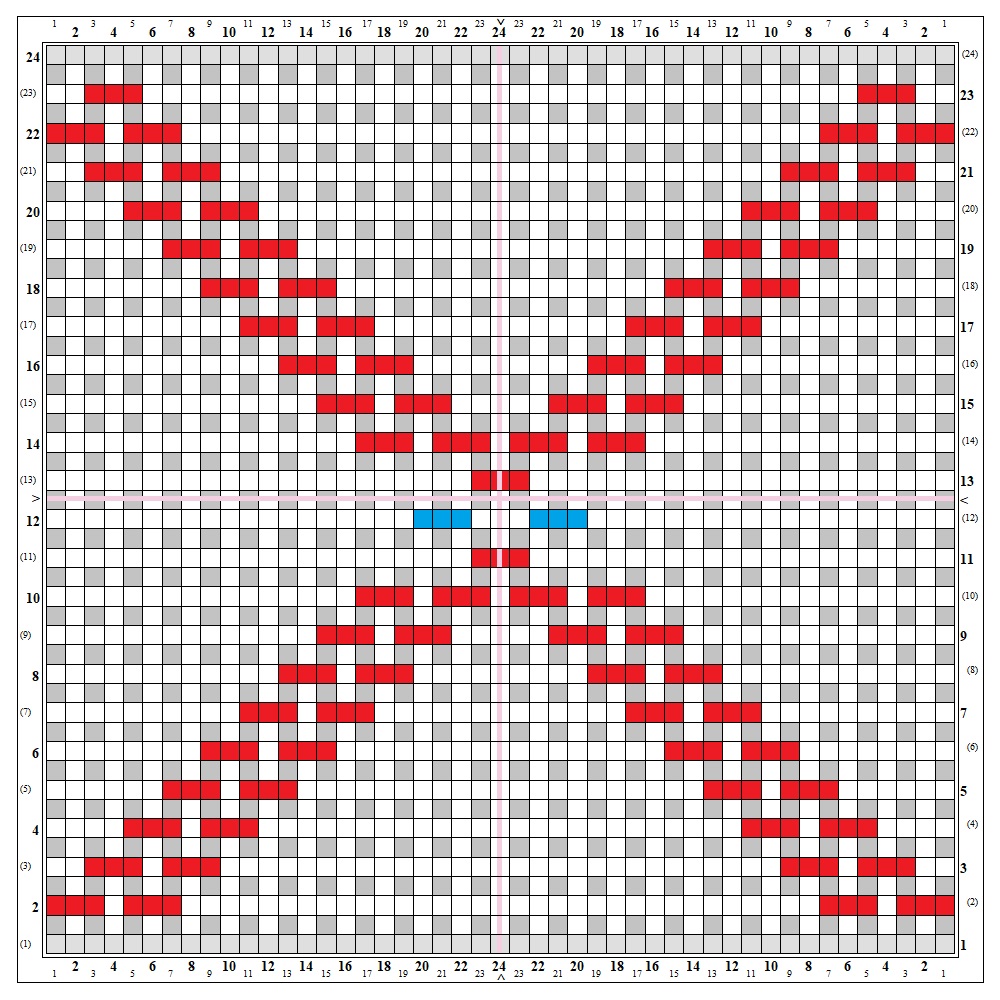 Star in a Cross and variations — 6″ (47 x 47) patterns – Adventures in ...