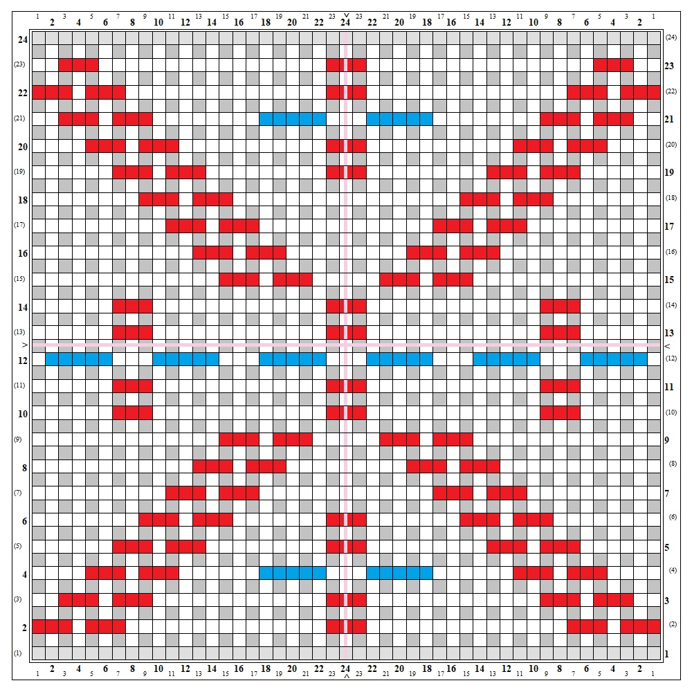 Star in a Cross and variations — 6″ (47 x 47) patterns – Adventures in ...